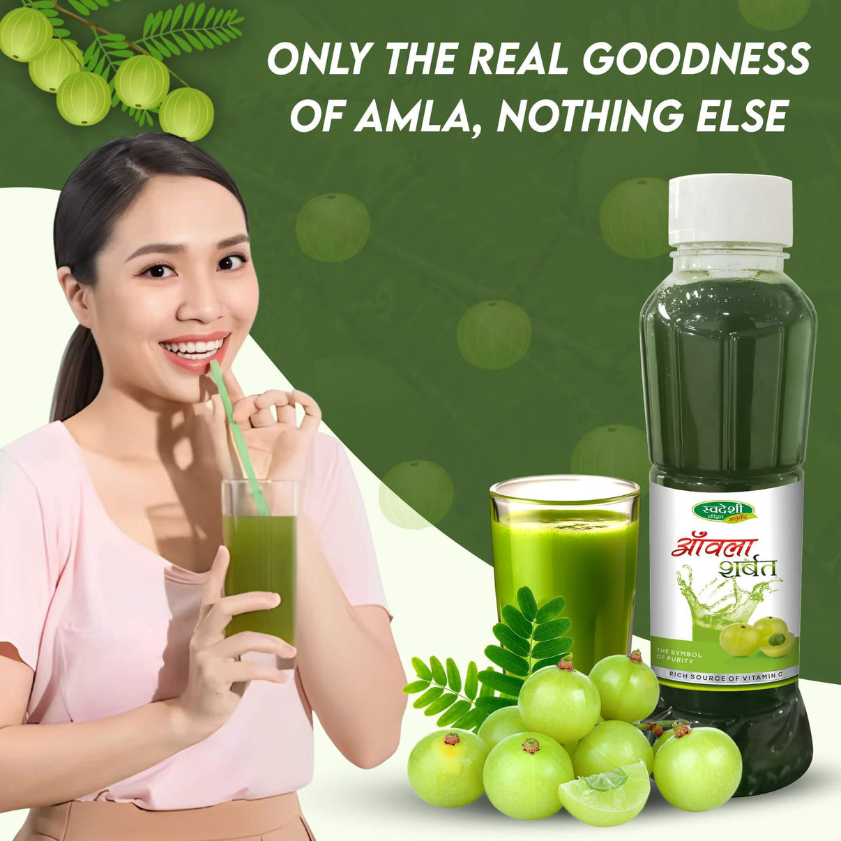 Swadeshi Amla Sharbat – Boost Immunity & Improve Digestion | 700ml